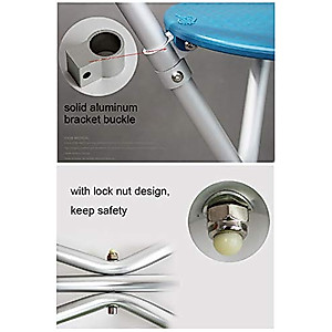 Heavy Duty Walking Cane with Folding Seat 440 lbs Capacity Adjustable Canes with Seats for Heavy Weight Thick Aluminum Alloy Cane Stool Seat Chairs (Brown with LED Light)