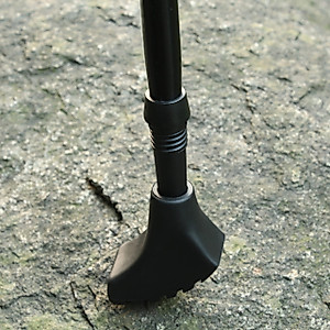 HAPLUSTAR Trekking Poles Tips Set - Pack of 6 to 8 Replacement Rubber Trek Cane Tips Protectors Fit Most Walking Hiking Sticks - 11 mm Diameter