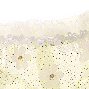 FLAdorepet Cute Dog Dress for Cat Only,Prevent Shedding Hair Pet Summer Clothes Vest Tutu Skirt for Small Medium Dog (2XL(14-20LBS), Yellow)