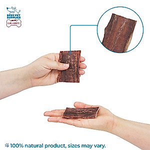 GigaBite Assorted Beef Gullet Jerky (1-Pound) - All Natural, Free Range Beef Esophagus Taffy Dog Treat by Best Pet Supplies