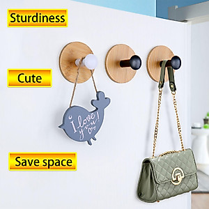 BeiLeiNiceHK Wall Hooks for Hanging Heavy Duty, Sticky Coat Heavy Duty Hooks for Hanging,4 Pieces Small Decorative Adhesive Wall Hooks for Clothes,Backpack,Key,Hat