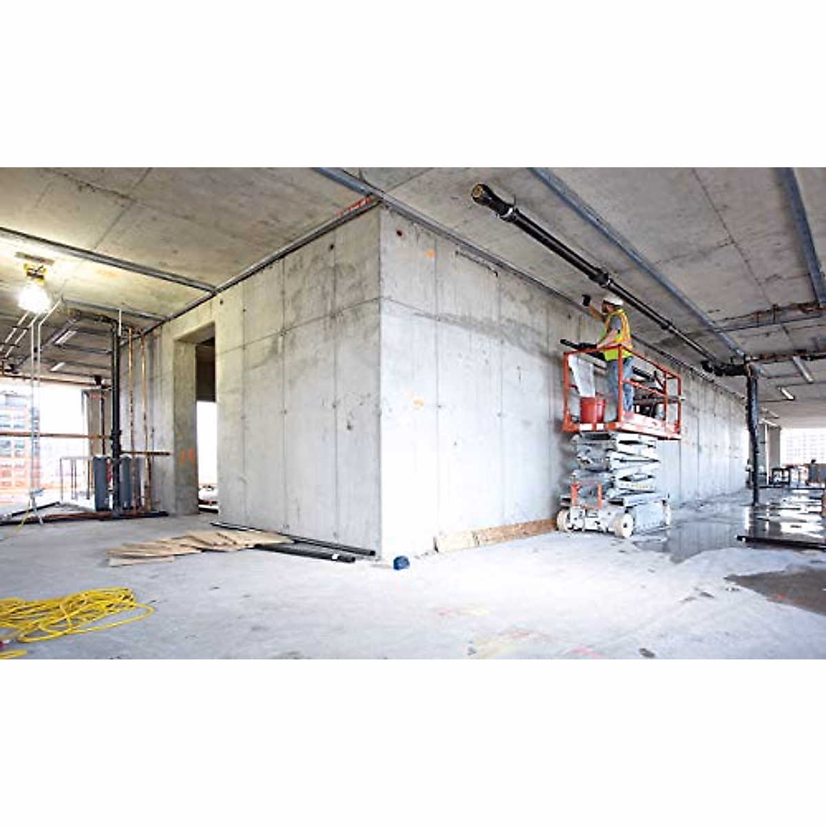 BOSCH GLL75-40G 75ft Green-Beam Self-Leveling Cross-Line Laser with VisiMax Technology, L-Bracket Adjustable Mounting Device and Carrying Pouch , Red