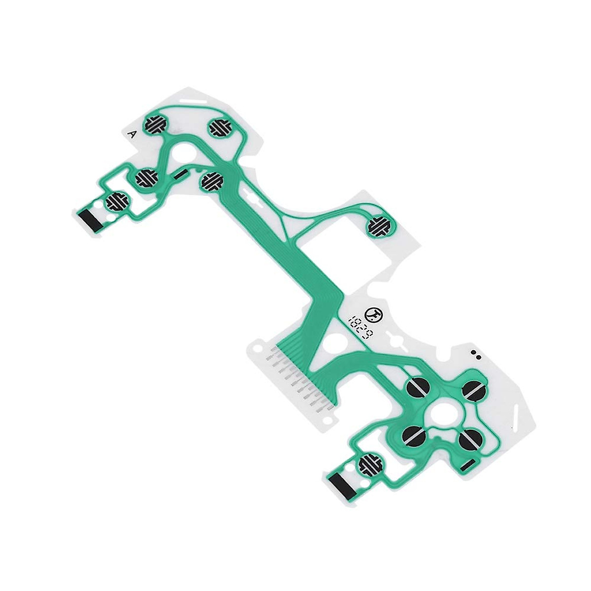 Bewinner 10pcs Conductive Film for PlayStation 4,Replacement Part Green Keypad Conductive Film for PS4,Replacement Parts for PS4 Controller - Non-Conductive, Worn, Viscous Conductive Film