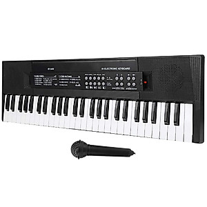 Electronic Organ, Environmentally Friendly Microphone And Recording Function 54 Key Piano Keyboard Bf-5438 For Outdoor Indoor Use Electronic Organ