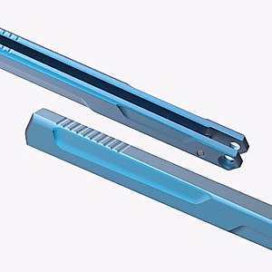 Flytanium Upgraded Aluminum Handles For Kershaw Lucha – FLY-0765 (Solar Blue)