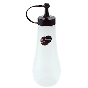 JapanBargain 3272, Set of 4 Japanese Squeeze Bottle Squirt Condiment Bottle Oil Bottle Soy Sauce Dispenser for Kitchen, Made in Japan, 12oz