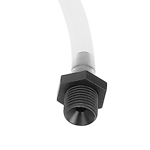 Humidifier Tubing Connector, 90 Degrees Humidifier Tubing Connector Water Bottle and Tubing Adapter for 5L Oxygen Generator Humidifier Cup Humidifier Connector with Tube