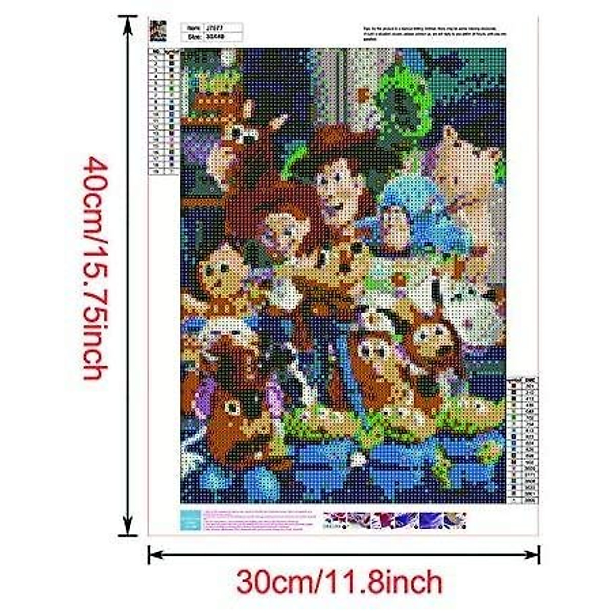 SHCIJGE 5D Painting Art Painting Full Diamond Rhinestone Picture Crystal Embroidery kit Art handicrafts Wall Decoration Cartoon and Animation Series 12x16 inches