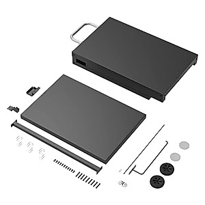 LS'BABQ BBQ Stand Pizza Oven Trolley Commercial Outdoor Movable Dining Cart Table Kitchen Cart Table
