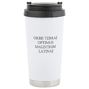 CafePress Latin Teacher Stainless Steel Travel Mug Stainless Steel Travel Mug, Insulated 20 oz. Coffee Tumbler