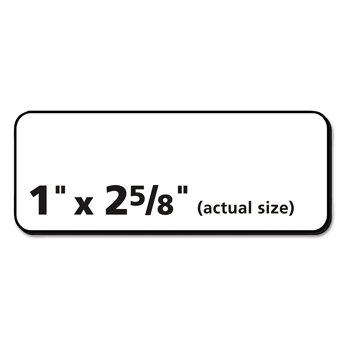 Avery 45160 Address Labels for Laser Printers, 1 x 2-5/8, White, 7500/Box