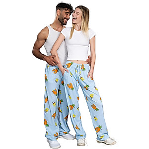 Mad Engine Spongebob Squarepants Pineapple House Lounge Pants - X-Large - Cartoon Pajama Pants - Christmas Pajama Pants - Funny PJ Pants