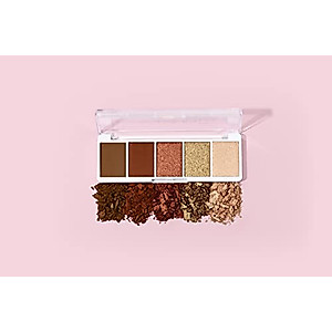wet n wild Color Icon Eyeshadow Makeup 5 Pan Palette, Go Commando, Matte, Shimmer, Metallic, Long Wearing, Rich Buttery Pigment, Cruelty Free
