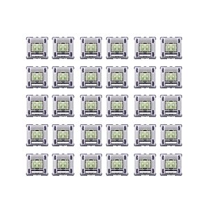 EPOMAKER Wisteria 39gf Linear Mechanical Keyboard Switches, 5-Pin Pre Lubed Creamy Switch, 30 PCS, with POM PTFE Stem, 20.4mm Spring, Compatible with MX Keycaps for Gaming Keyboard