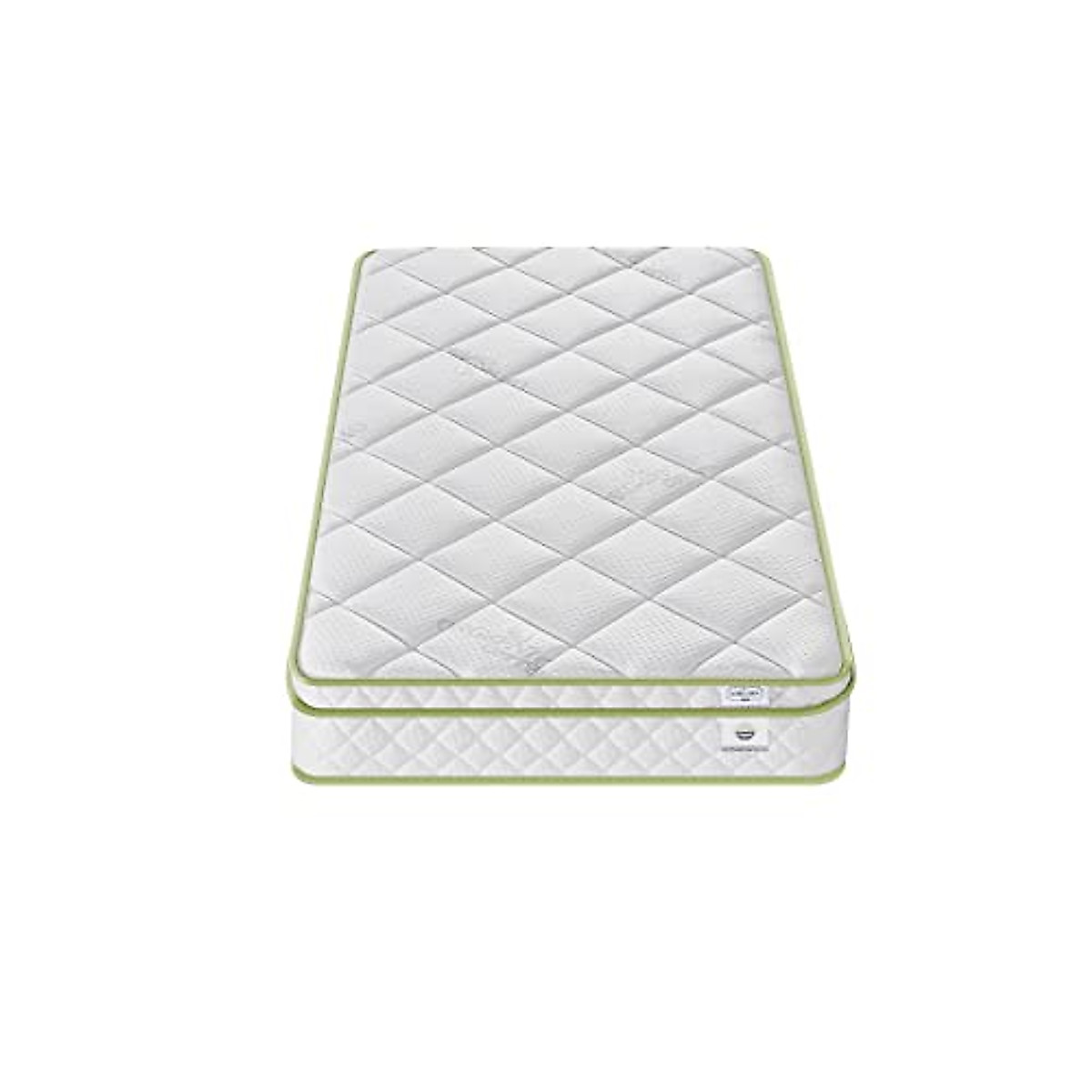 Twin Mattress - 8" Hybrid Mattress with Foam and Spring for Optimal Support and Comfort - Quilted Foam Soft Top - Rolled in a Box - Medium Firm - Oliver & Smith