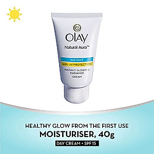 Olay Natural White Light Instant Glowing Fairness Cream, 40g