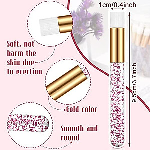 Shmian Lash Fan for Eyelash Extension, USB Mini Eyelash Fan Quick Dryer Cooling Fan with Lash Cleaning Supplies-Lash Shampoo Brush and Plastic Wash Bottle, Pink