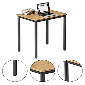 DlandHome Small Computer Desk for Home Office Table Writing Table for Small Spaces Study Table Laptop Desk 31.5x23.6 Inch