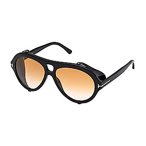 Tom Ford Pilot Sunglasses TF882 Neughman 01B Black 60mm FT0882