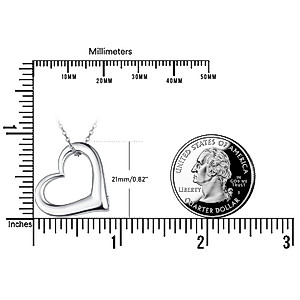 PRAYMOS Heart Urn Necklace for Ashes for Women 925 Sterling Silver Cremation Jewelry Necklace Urn Keepsake Memories Jewelry