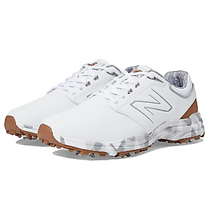New Balance Men's Brighton Golf Shoe, White, 14 X-Wide