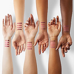 evpct 4Pcs Nude Pink Mauve Rose Red Glossy Matte Lipstick Lip Gloss Sets Kit for Women Girls Teens Lip Color Changing Lip Balm All Day Lipstick Waterproof Long Lasting 24 Matte Lipstick Samples Case