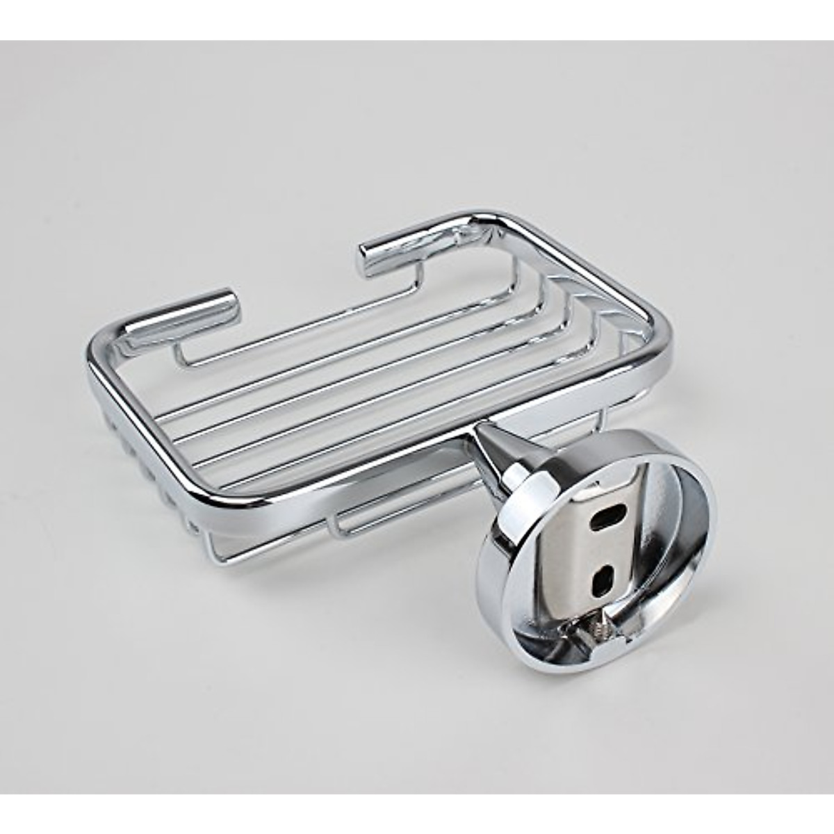 qinisi Brass Bathroom Accessories Soap Basket Lavatory Soap Dish Holder Wall Mounted Chrome