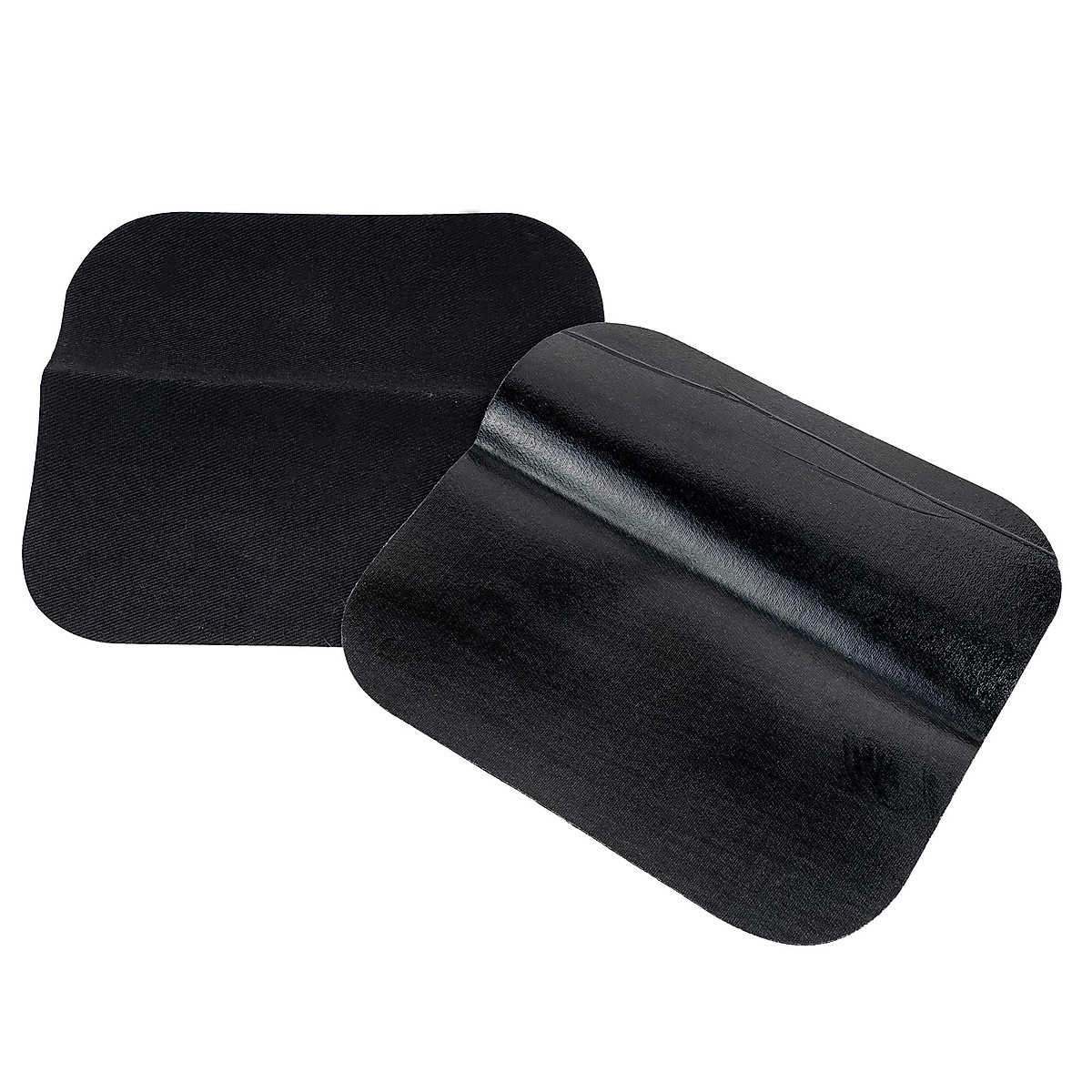 SINGER 00065 Iron-On Patches for Clothing Repair, 5-inch by 5-inch, 2-Count, Black