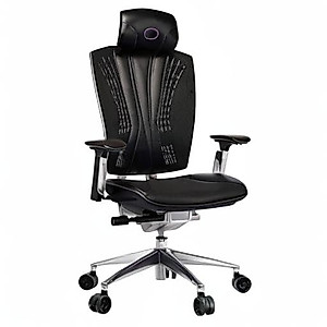 Cooler Master Ergo L Ergonomic Office Mesh Chair, Comfortable Computer Desk Chairs with High Back & Rolling Wheels for Home and Work, Lumbar Support Adjustable Backrest Headrest Armrest Deskchair