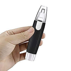 Nose Hair Trimmer for Women Ear and Nose Hair Trimmer for Men, Battery Operated Small Electric Trimmer Mens Nose Trimmer