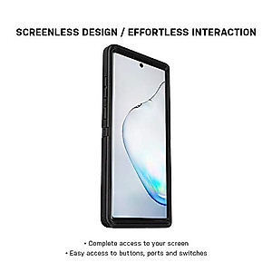 OtterBox DEFENDER SERIES SCREENLESS Case Case for Galaxy Note10 - BLACK