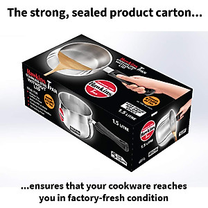 HAWKINS SST15 HAWKINS-SST15 Stainless Steel TPan, 1.5 litres, Silver, 1.5 litres