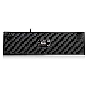 Adesso RGB Programmable Mechanical Gaming Keyboard with Detachable Magnetic Palmrest, 108 Keys, Black