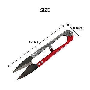 UCEC Sewing Scissors Zhang xiaoquan® Scissors Cutter Mini Scissors Snips Trimming Nipper, 12 Pack Embroidery Scissors Curved Thread Scissors for Stitch, DIY Supplies