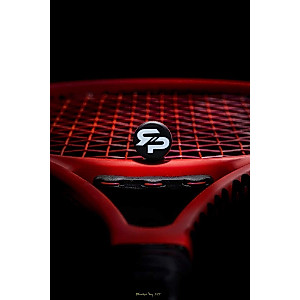 RTP Tennis Racket Vibration Dampener - ShockSorb Red Ultrasoft V3 The Only Dampener Made for Pain Relief - Handcrafted with Patented Material Sorbothane Made in USA - 1 Pack Limited Warranty