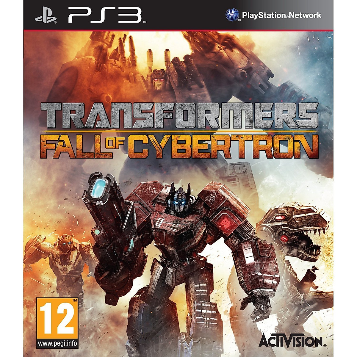 TRANSFORMERS FALL OF CYBERTRON PS3 EN PEGI