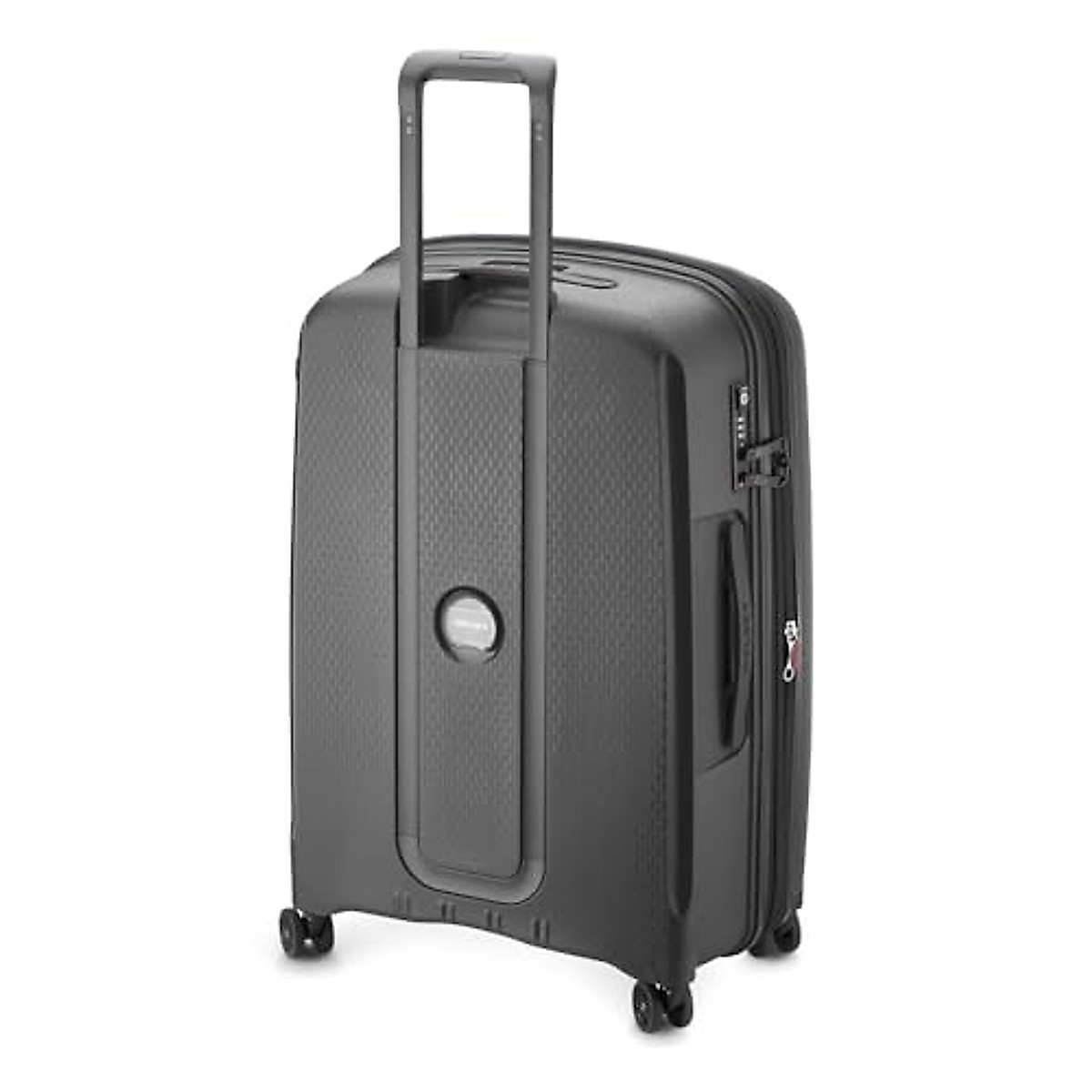 Delsey Paris Unisex Adult Expandable Suitcase, Black, M (71 cm-81 L + 8 L)