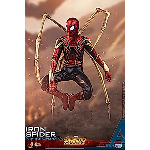 Hot Toys Marvel Avengers Infinity War Spider-Man Iron Spider Suit 1/6 Scale 12" Action Figure