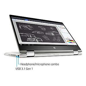 HP Pavilion X360 14-Inch Convertible Laptop, Intel Core I5-8265U Processor, 8 GB RAM, 1 TB Hard Drive & 128 GB Solid-State Drive, Windows 10 Home (14-cd1042nr, Mineral Silver)