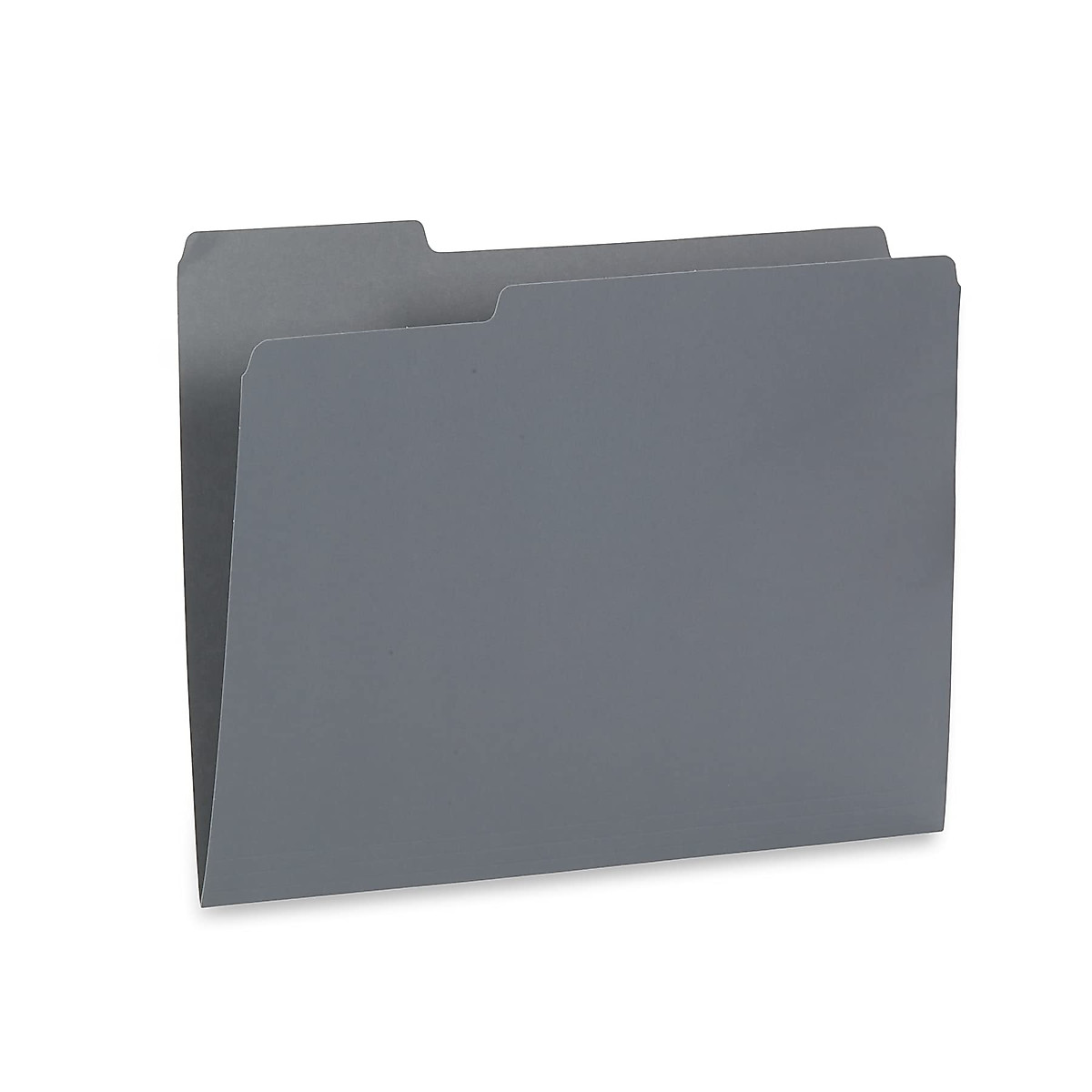 Blue Summit Supplies 100 Grayscale File Folders, Letter Size, 1/3 Cut Tab, Modern Gray, Black, and White Folder Assortment, Great for Organizing and Easy File Storage, 100 Per Box