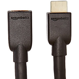 Amazon Basics High-Speed Male to Female HDMI Extension Cable - 15 Feet