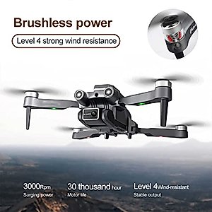 Drone with Camera for Adults 4K, RC Quadcopter Drones with Auto Return, Foldable Quadcopter with Altitude Hold, Headless Mode for Outdoor, Camping