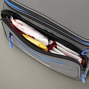 HEYTRIP Expandable Insulated Lunch Box 24 Can Double Deck Cooler Bags Leakproof Lunch Bag for Man Large Lunch Cooler for Camping Travel Picnic(Grey)