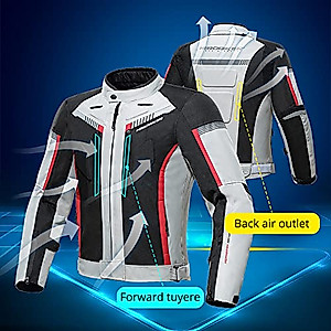 HEROBIKER Motorcycle Jacket Motocross Riding Jackets Motorbike CE Armor Windproof Riding Clothing Protective Gear Waterproof