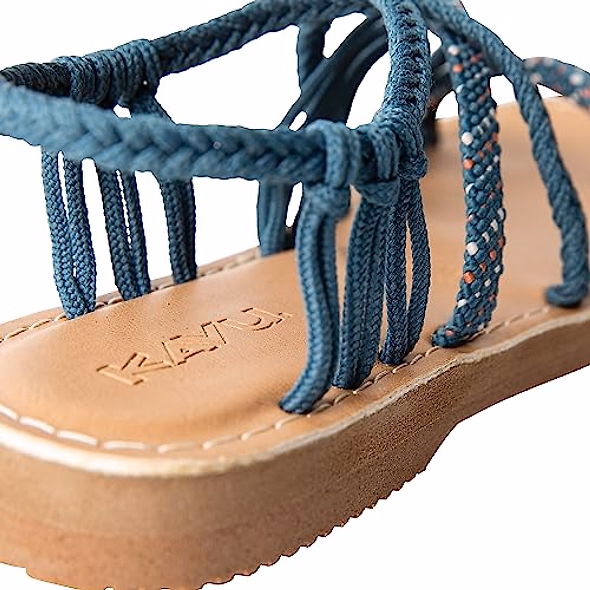 KAVU Alderbrooke Rope Women's Sandals - Vintage Blue-8