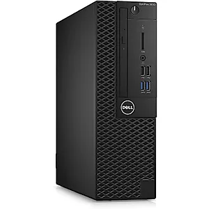 DELL 3050 Small Form Factor Desktop Intel Core i3-6100,16GB DDR4 RAM,256GB SSD Hard Drive (Renewed)