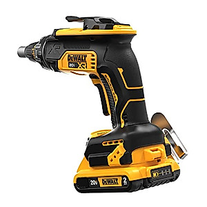 DEWALT 20V Max Drywall Screwgun with (2) 2Ah Batteries and Charger (DCF630D2)