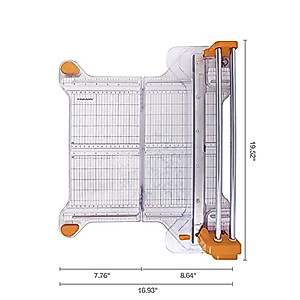 Fiskars Procision Rotary Bypass Trimmer, Orange 12 Inch