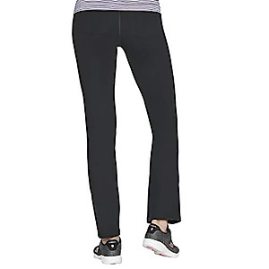 Skechers Women's Go Walk Pant Straight Leg, Bold Black, Medium