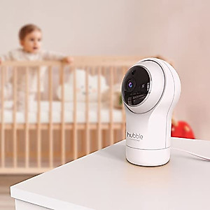 Hubble View Pro 5" Video Baby Monitor with Camera and Audio, NightVision Baby Camera Monitor Pan Tilt Zoom; 2Way Talk, Lullabies & Room Temp Monitoring, 1000ft Range, Secure Baby Monitor No WiFi
